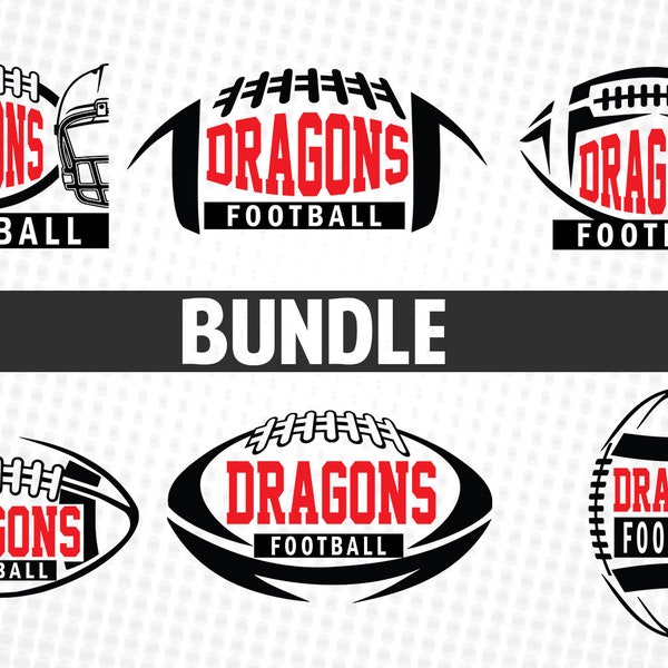 Dragon Football Svg - Etsy