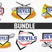 Devils Baseball Svg, Devils Svg,baseball Svg,softball Svg,devils ...
