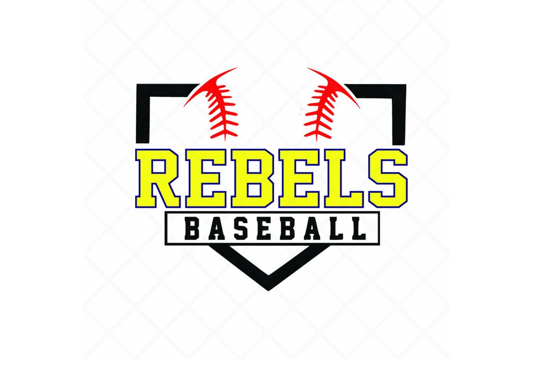 Rebels Baseball Svg Dxf Eps Baseball Laces Download File Silhouette ...