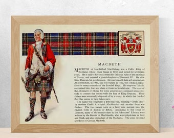 Macbeth Coat of Arms - Etsy
