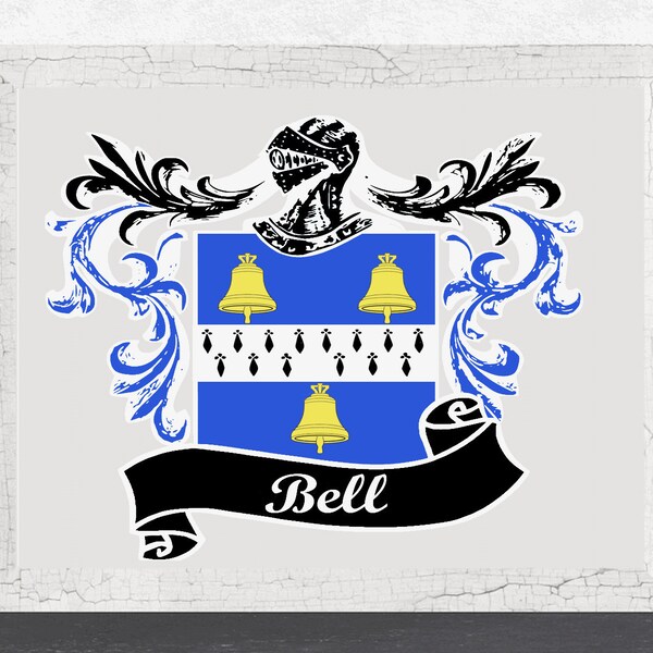 Bell Coat of Arms - Etsy