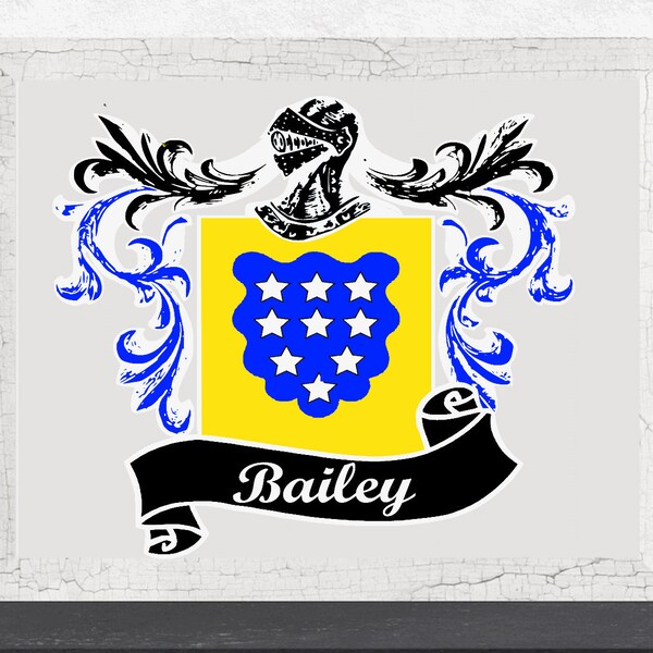 Bailey Coat of Arms - Etsy