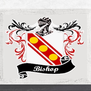 Bishop Coat of Arms - Etsy
