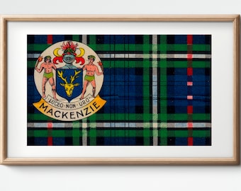Mackenzie Clan Flag - Etsy