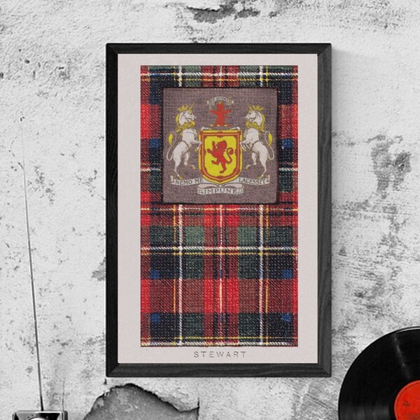 Stewart Coat of Arms - Etsy