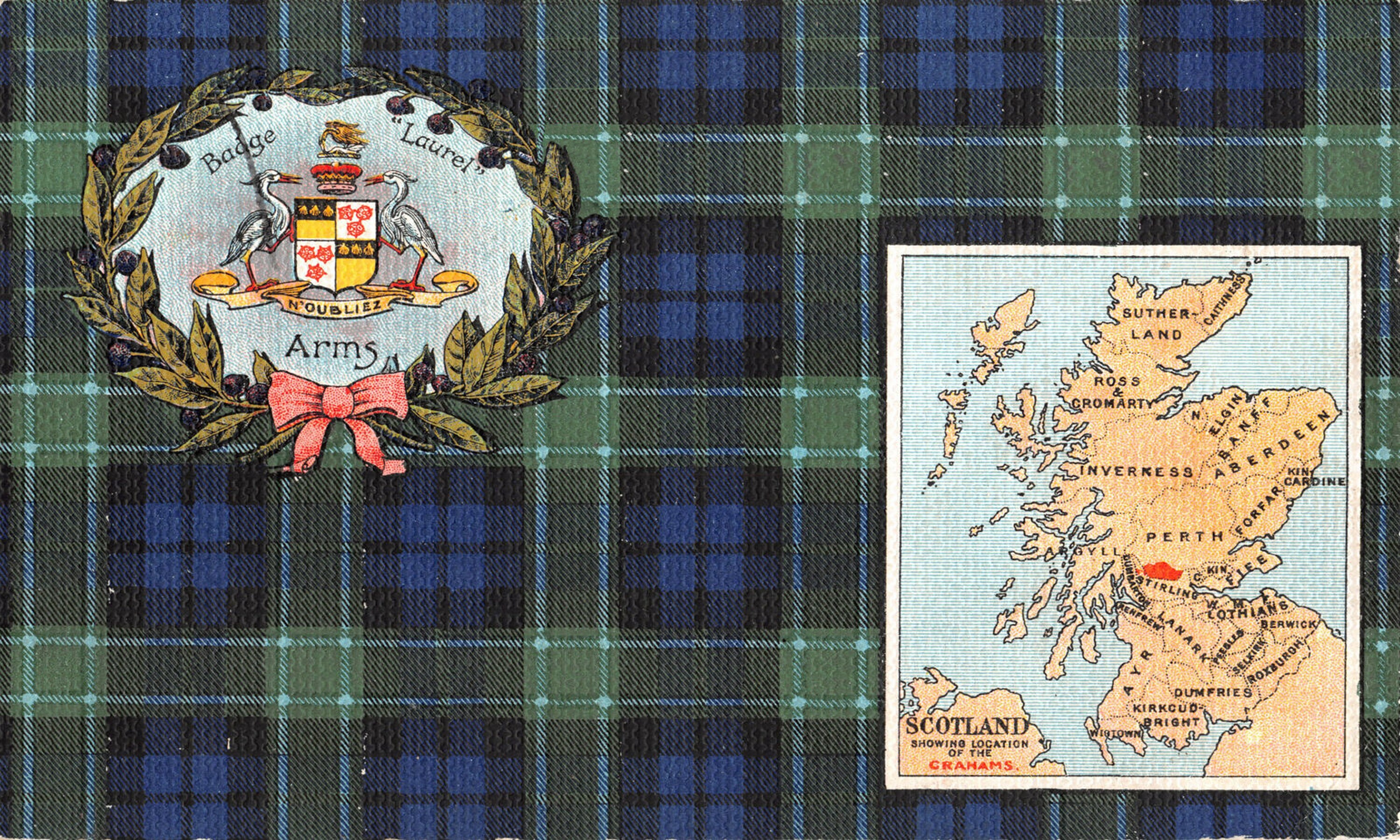 Clan Graham Vintage Poster/flag Map - Etsy Denmark