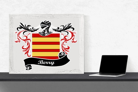 Berry Coat of Arms - Etsy