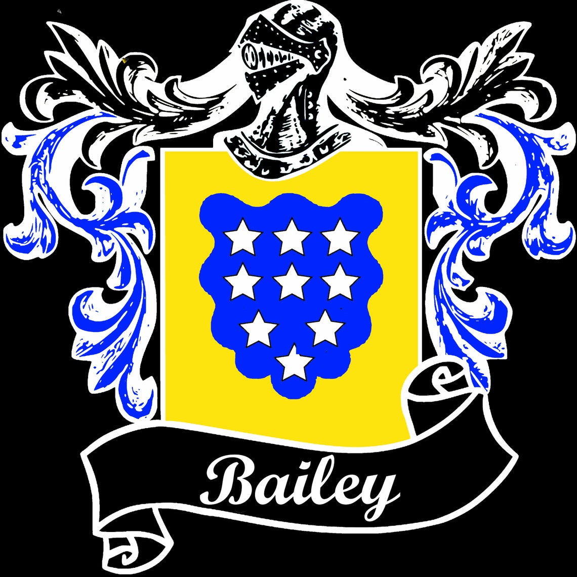 Bailey Coat of Arms - Etsy