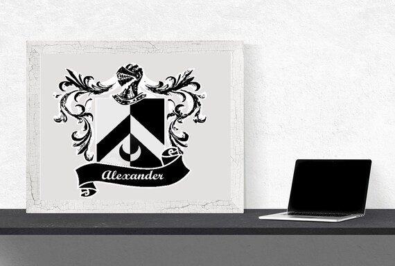 Alexander Coat of Arms | Etsy