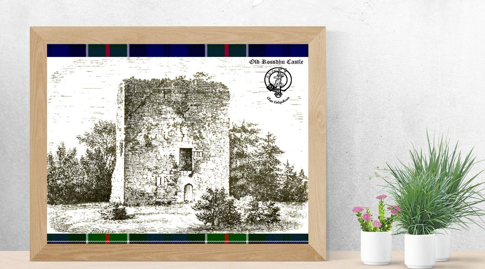 Old Rossdhu Castle Historic Seat of Clan Colquhoun - Etsy