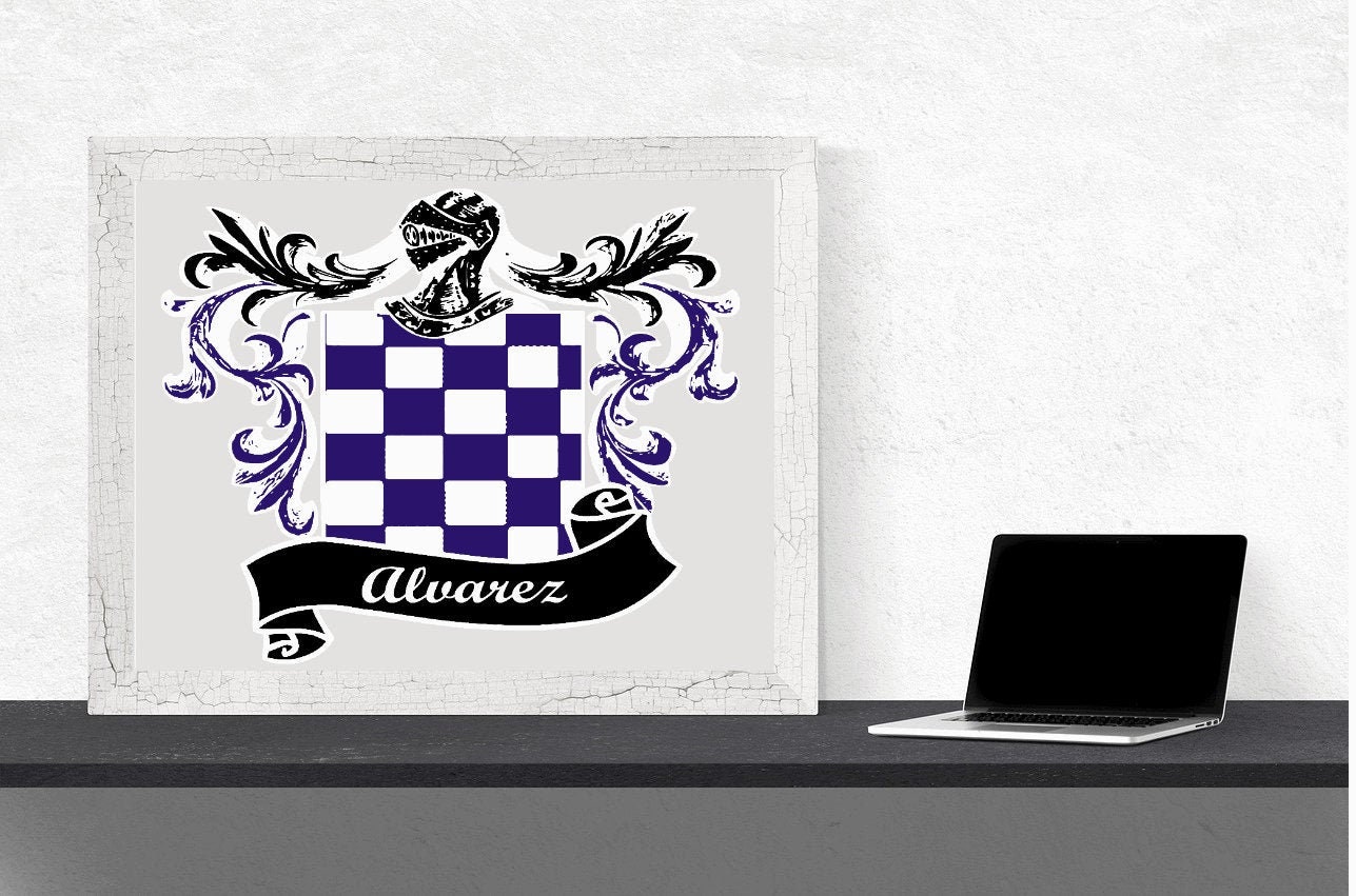 Alvarez Coat of Arms - Etsy