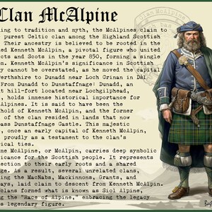 Clan Mcalpine Scottish History Poster - Etsy
