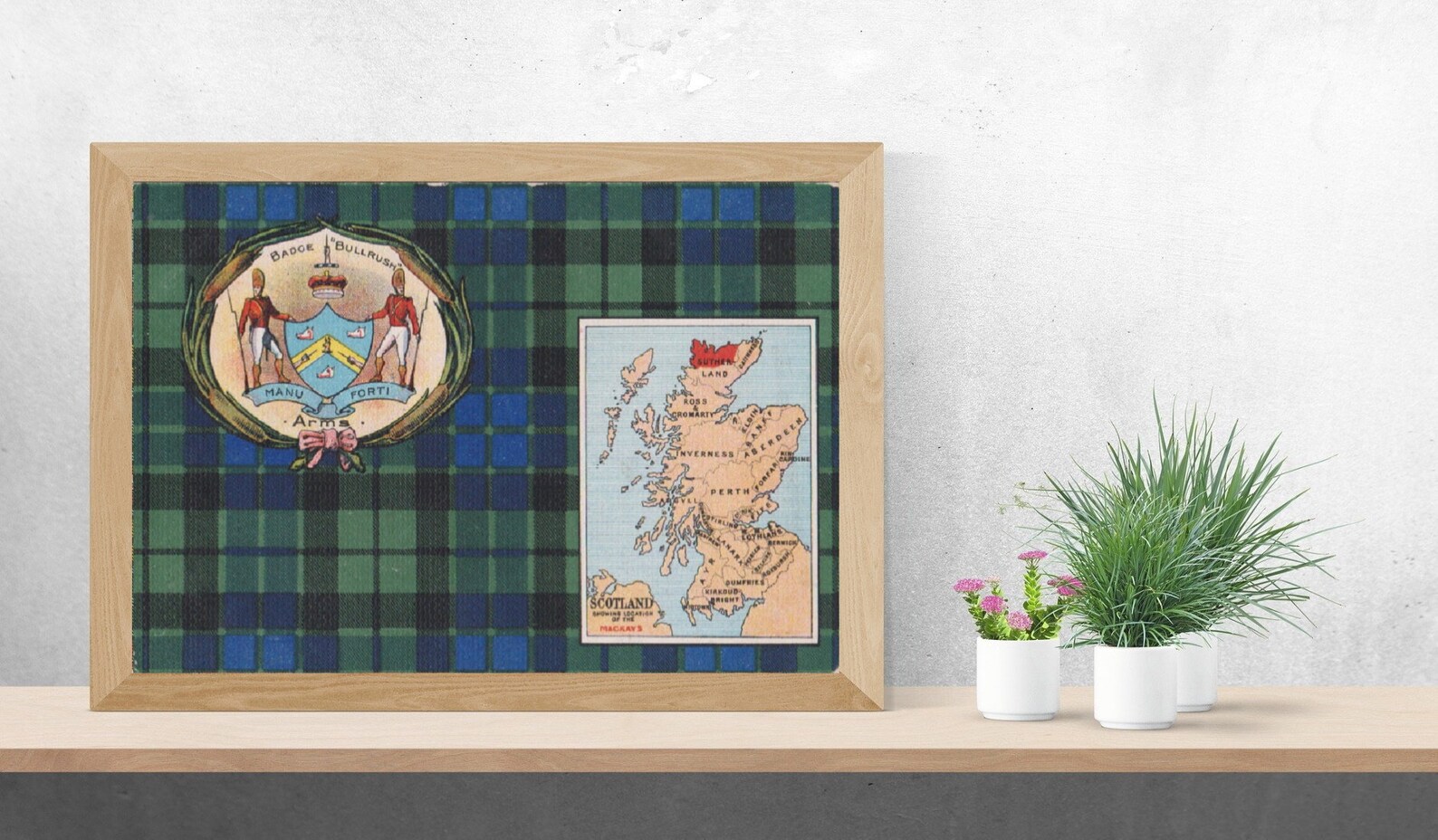 Clan Mackay Vintage Poster/flag Map - Etsy