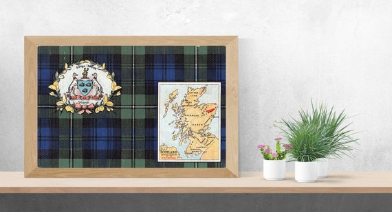 Clan Forbes Vintage Poster/flag Map | Etsy