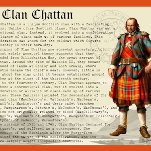 Clan Chattan Scottish History Poster - Etsy