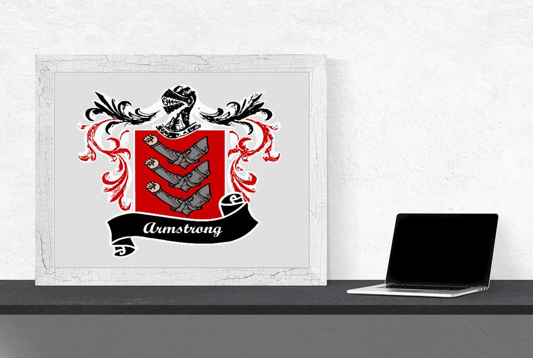 Armstrong Coat of Arms - Etsy