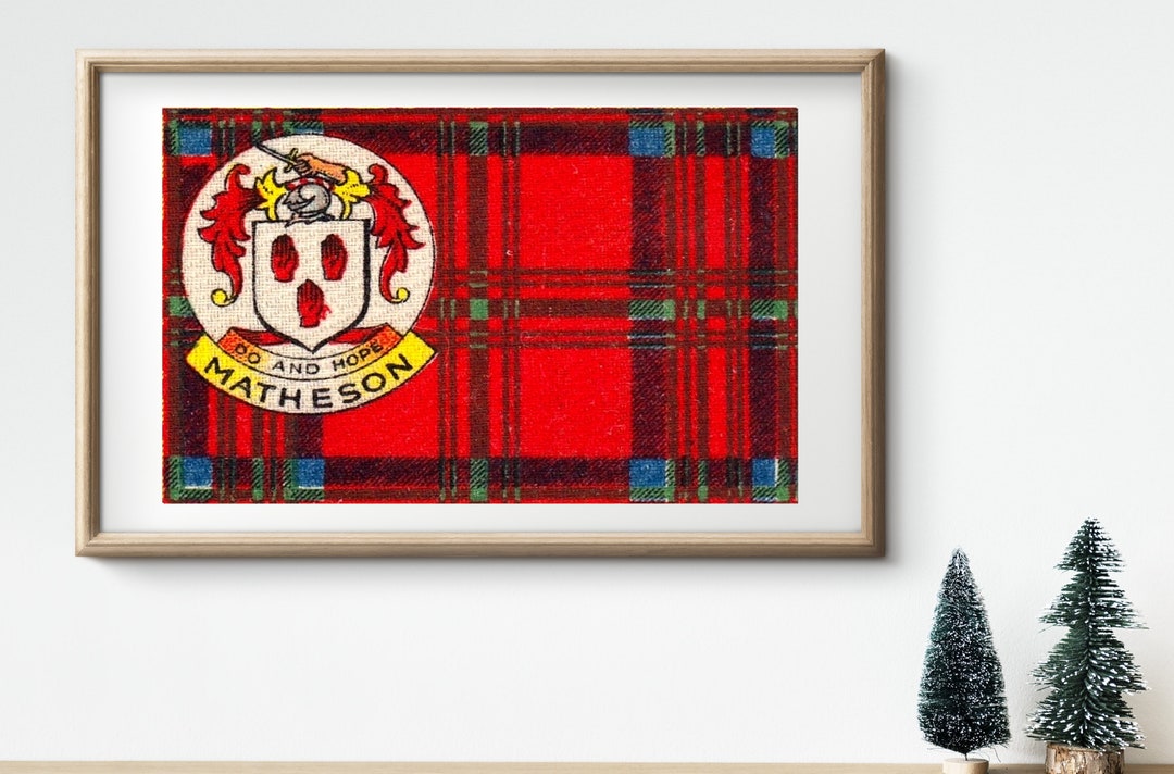 Clan Matheson Vintage Poster/flag - Etsy