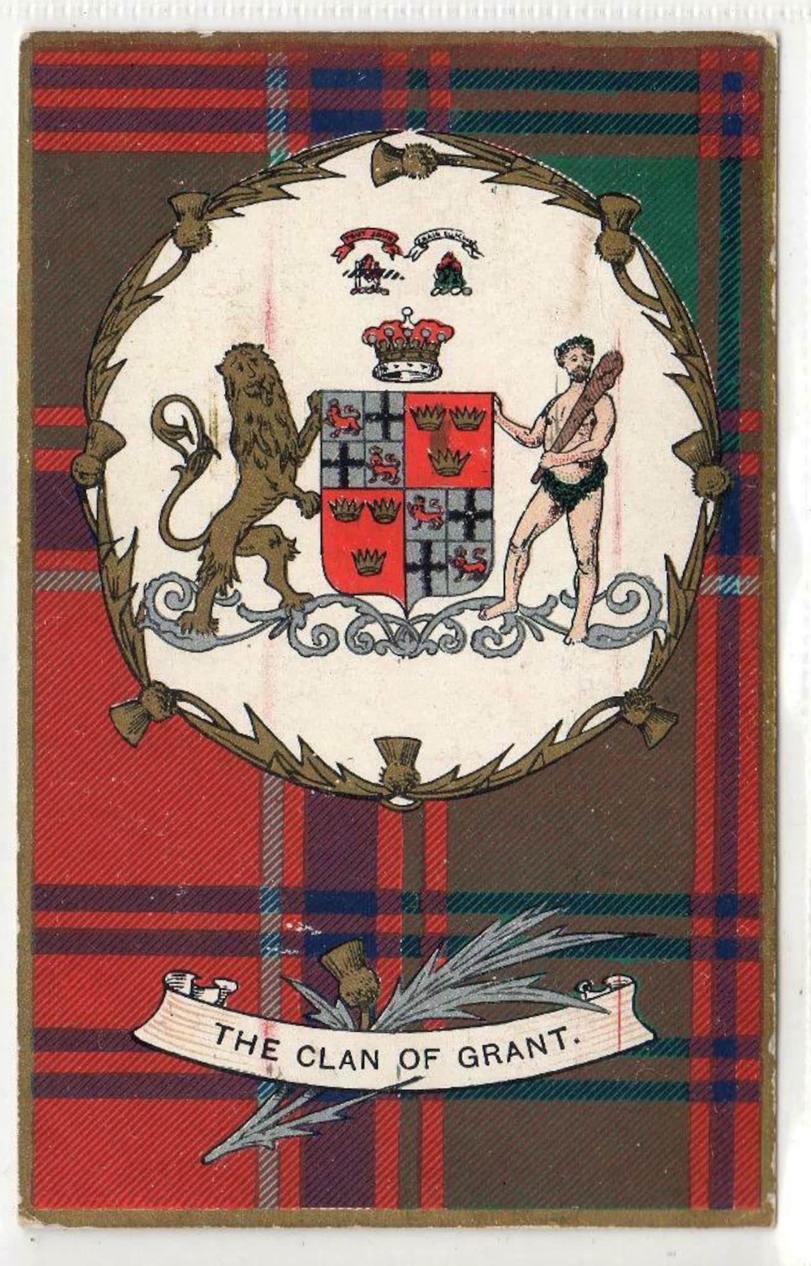 Clan Grant Crest Vintage Poster - Etsy