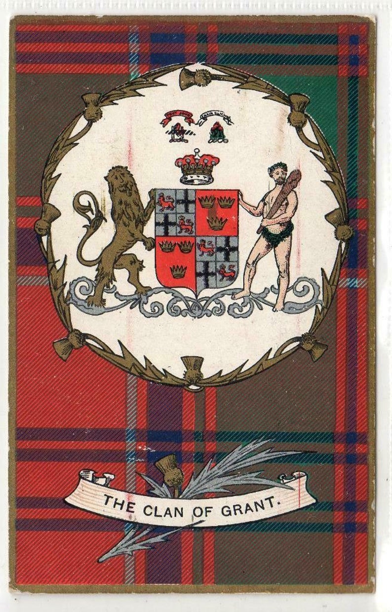 Clan Grant Crest Vintage Poster - Etsy