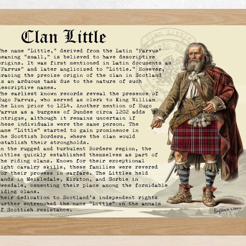 Scottish Clan Little - Etsy