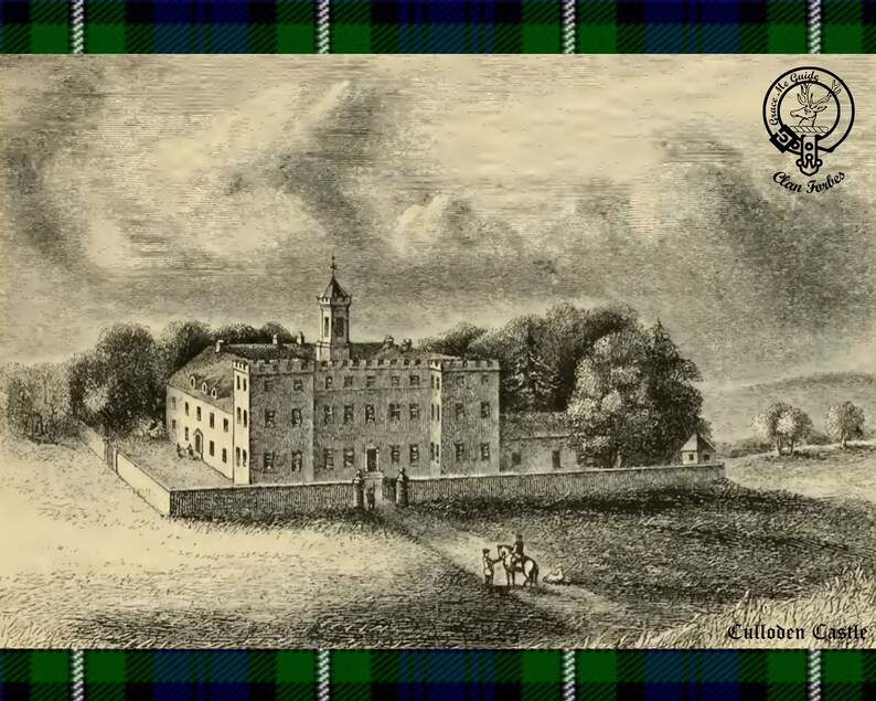 Culloden Castle Historic Seat of Clan Forbes - Etsy