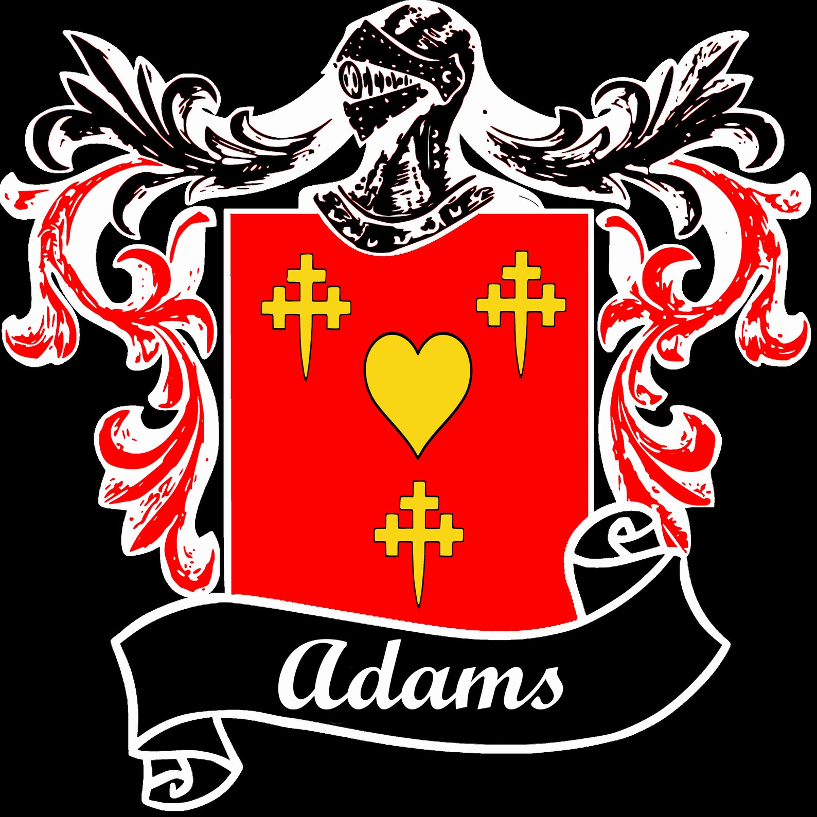Adams Coat of Arms - Etsy