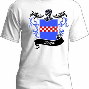 Boyd Coat of Arms Family Crest Digital Print - Etsy