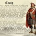 Clan Craig Scottish History Poster - Etsy