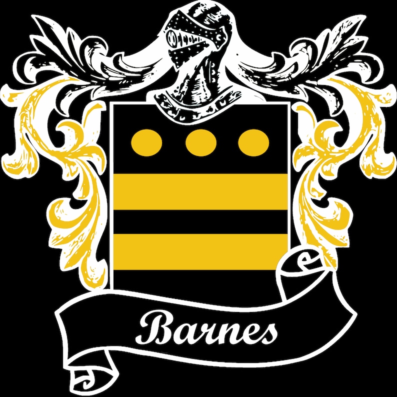 Barnes Coat of Arms - Etsy
