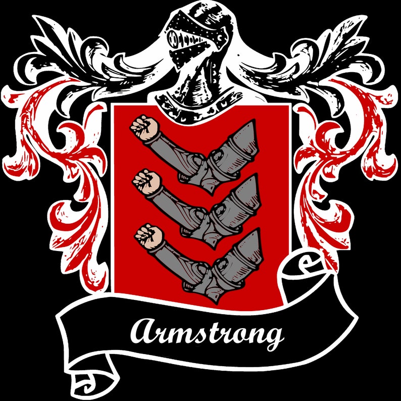 Armstrong Coat of Arms - Etsy