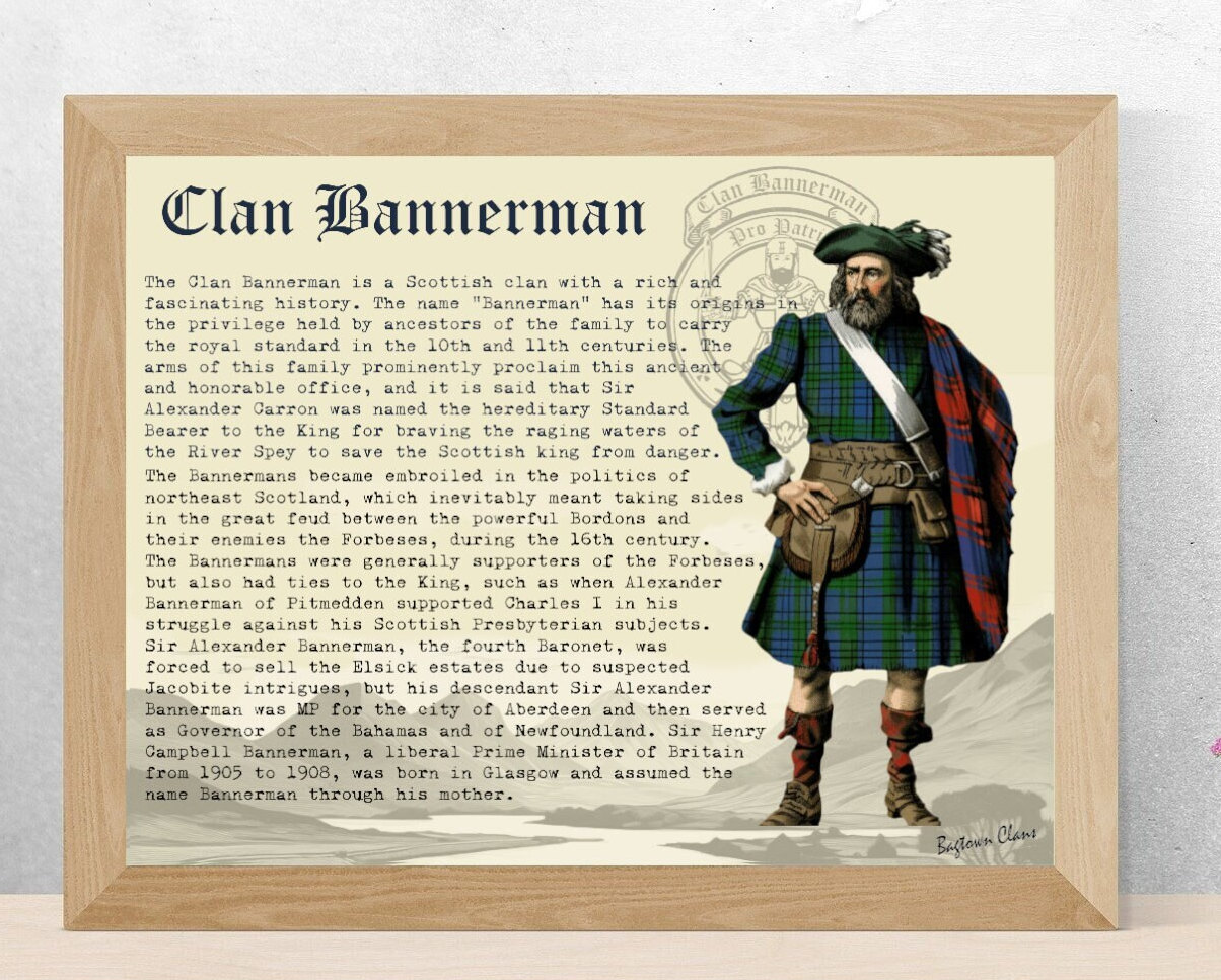 Clan Bannerman Vintage Poster - Etsy