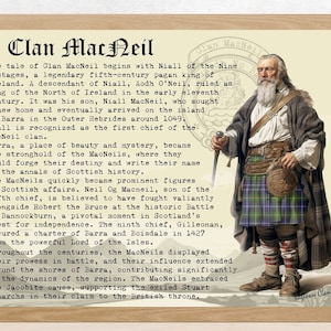 Macneil Scottish History Poster - Etsy