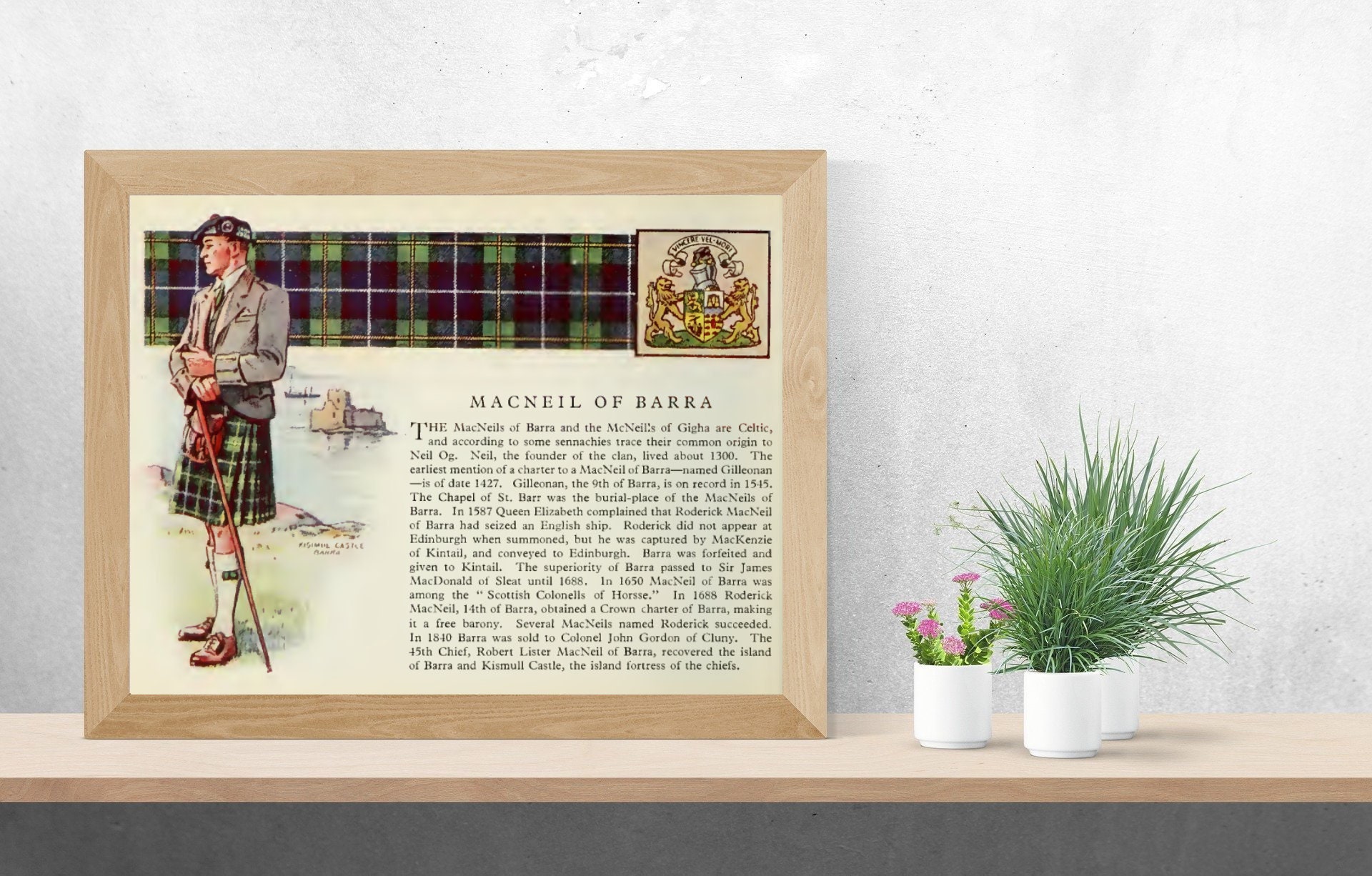 Clan Macneil Vintage Poster - Etsy