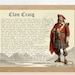 Clan Craig Scottish History Poster - Etsy