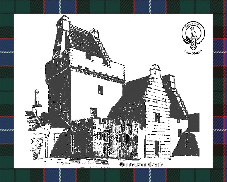 Hunterston Castle Historic Seat of Clan Hunter - Etsy