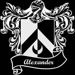 Alexander Coat of Arms - Etsy