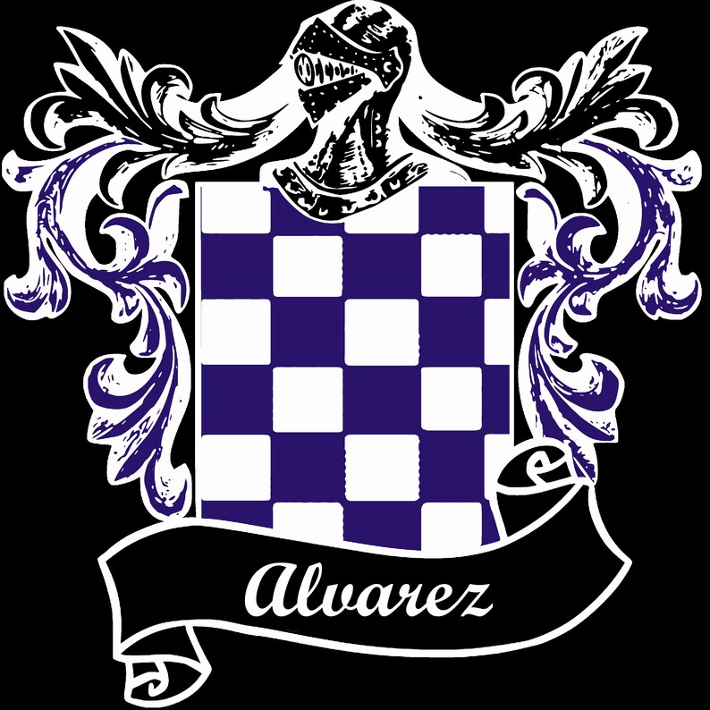 Alvarez Coat of Arms - Etsy
