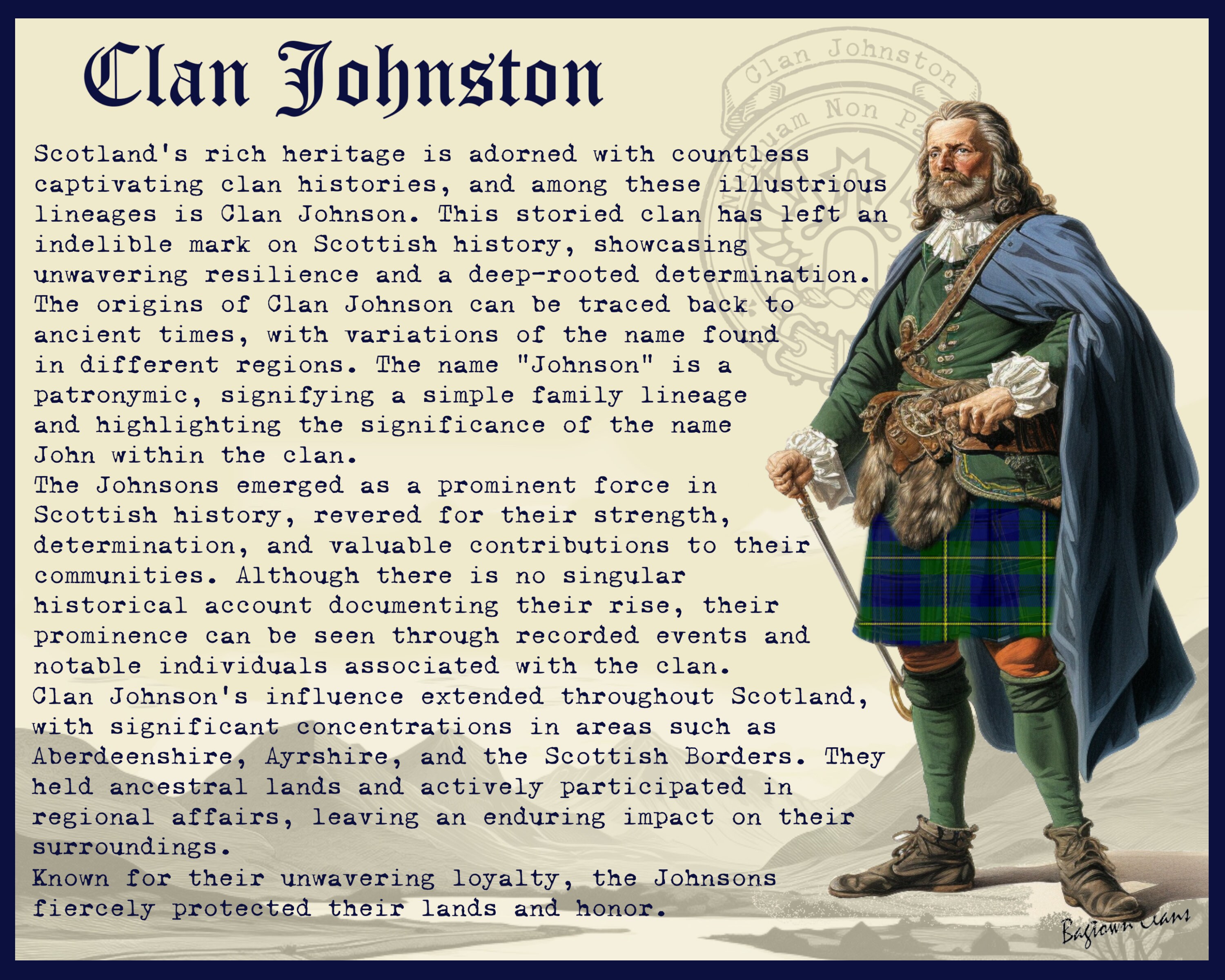 Johnston Clan History
