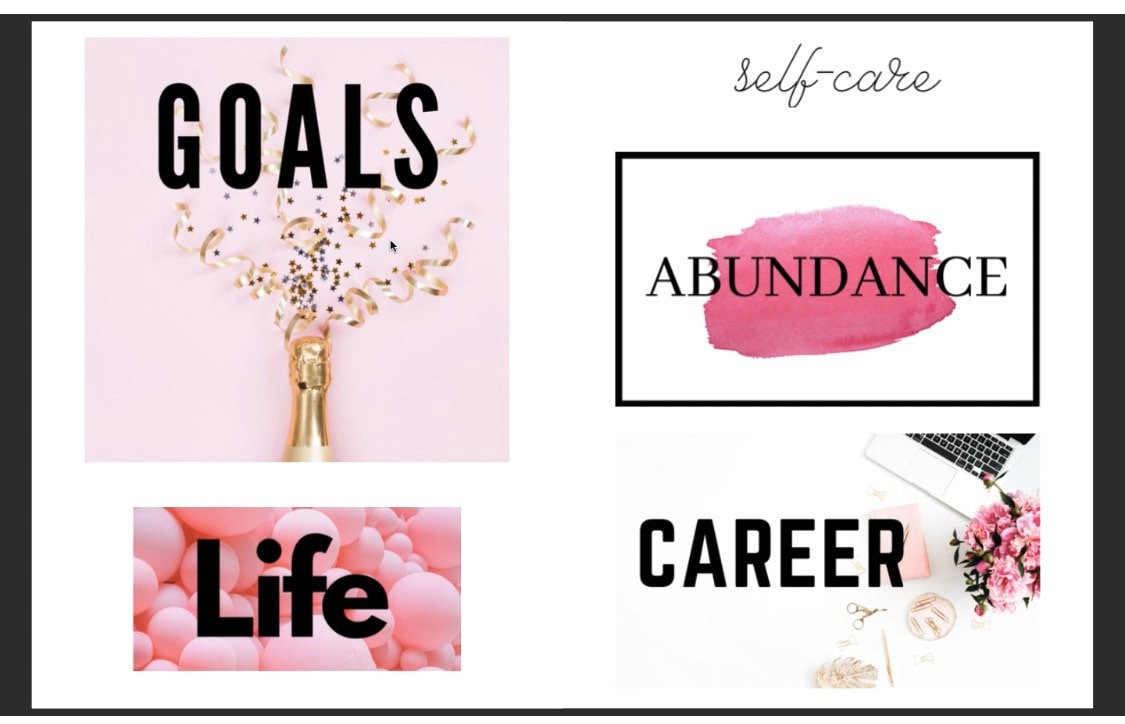 Vision Board Words Quotes and Phrases 29 Printable | Etsy