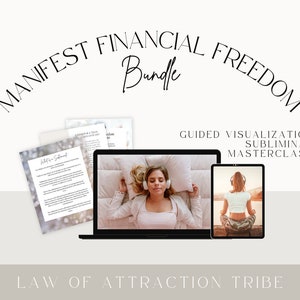 Manifest Financial Freedom Bundle - Includes a Subliminal Masterclass, Guided Visualization ...