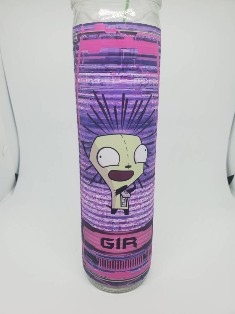 Invader Zim// Prayer Candles// Zim// Dib// Gir// Gaz// Ham// Fandles - Etsy
