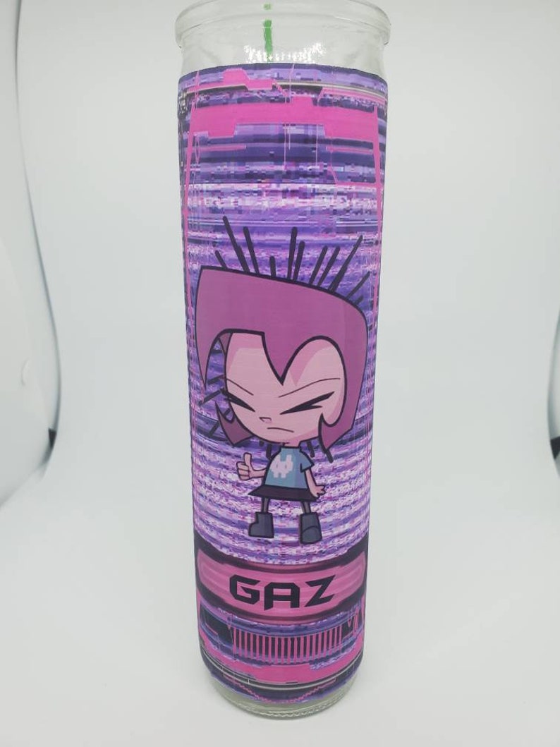 Invader Zim// Prayer Candles// Zim// Dib// Gir// Gaz// Ham// - Etsy