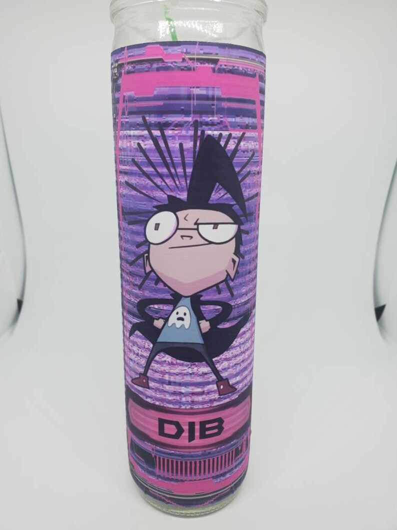 Invader Zim// Prayer Candles// Zim// Dib// Gir// Gaz// Ham// - Etsy