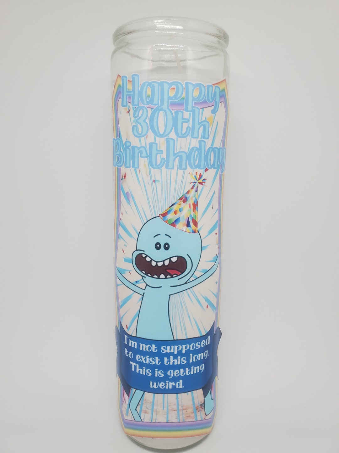 Customizable Happy Birthday// Mr. Meeseeks// Rick and Morty Inspired ...