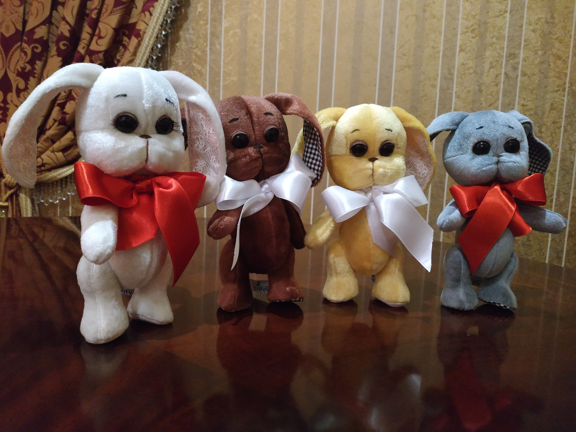 Bunny Soft Toy White Rabbit Toy Plush Rabbit White Cute Bunny - Etsy