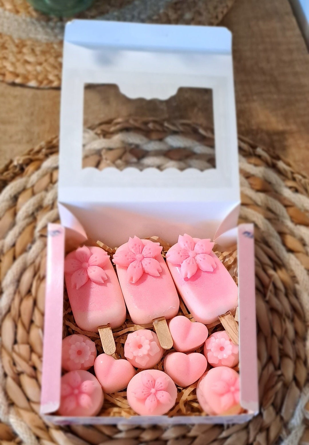 Sakura Flowers Scented Fondant Box - Etsy