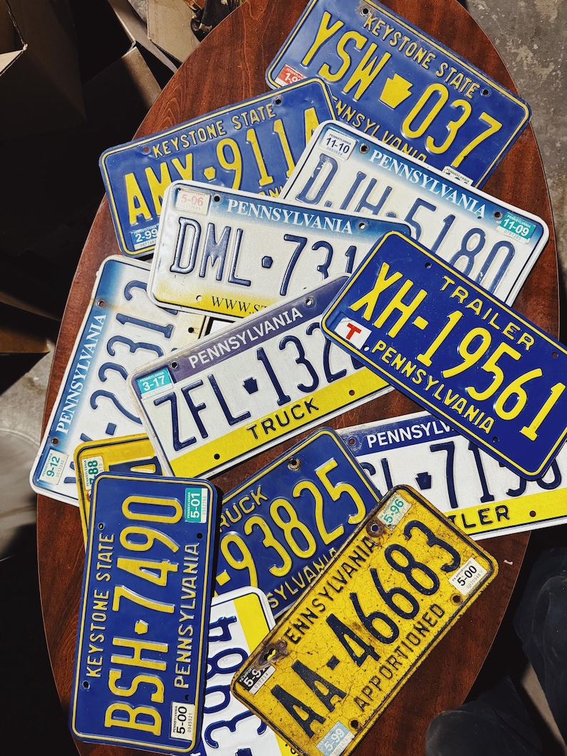 Pennsylvania License Plates - Etsy