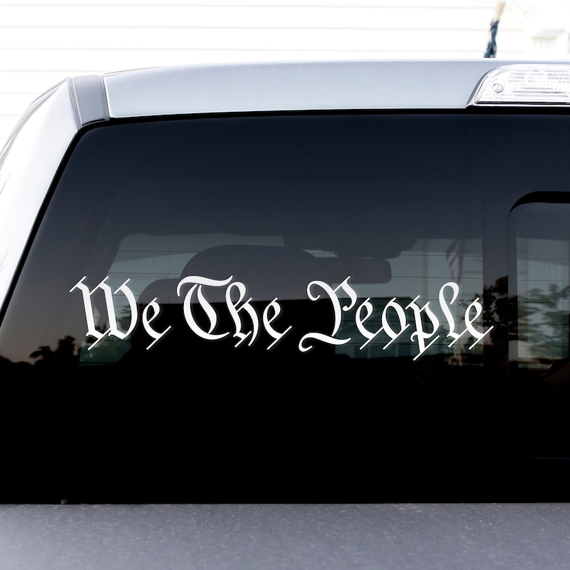 Purple Patriotic Car Decal - Etsy