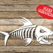 Bonefish Decal - Multiple Colors and Sizes - Car Decal, Fishing Decal ...