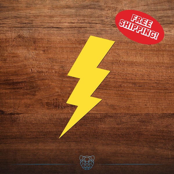 Blue Lightning Bolt - Etsy